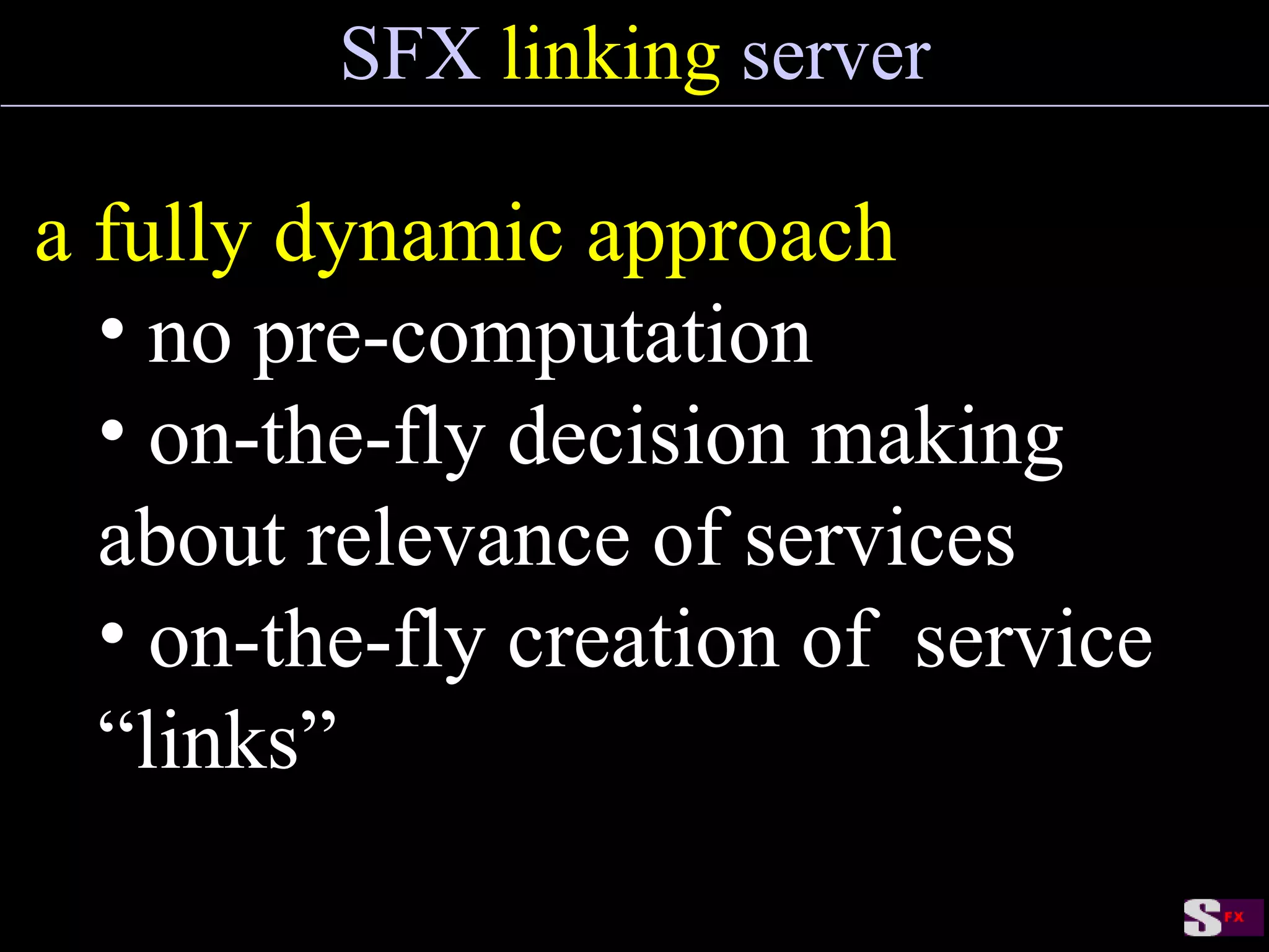 The SFX Framework for Context-Sensitive Reference Linking | PPT