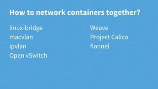 Container Network Interface: Network Plugins for Kubernetes and beyond ...