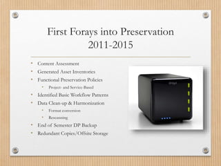 Digital Preservation at UNM Libraries | PPTX