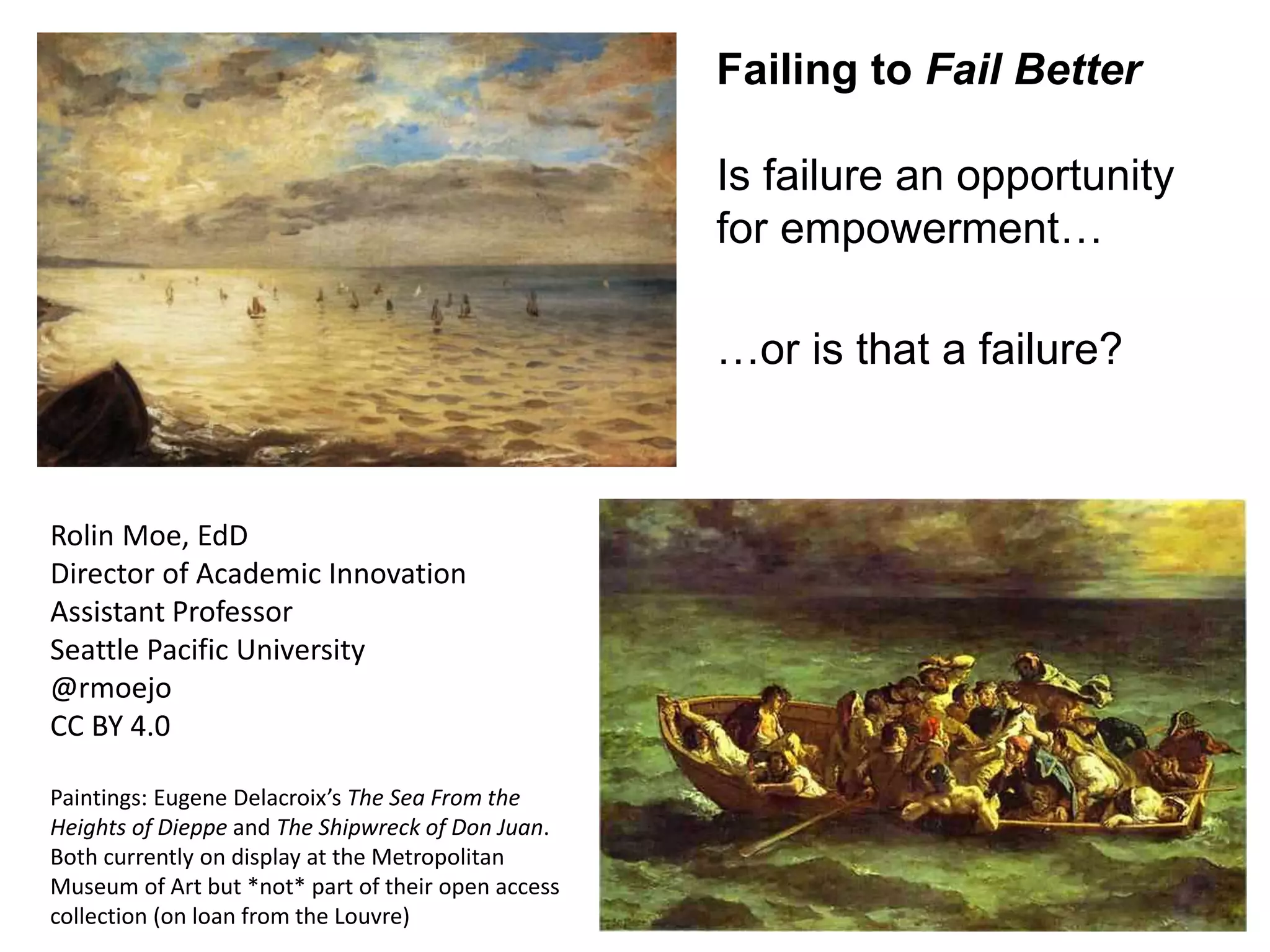 Failing to Fail Better: A Discursive Analysis of Positive Failure in ...