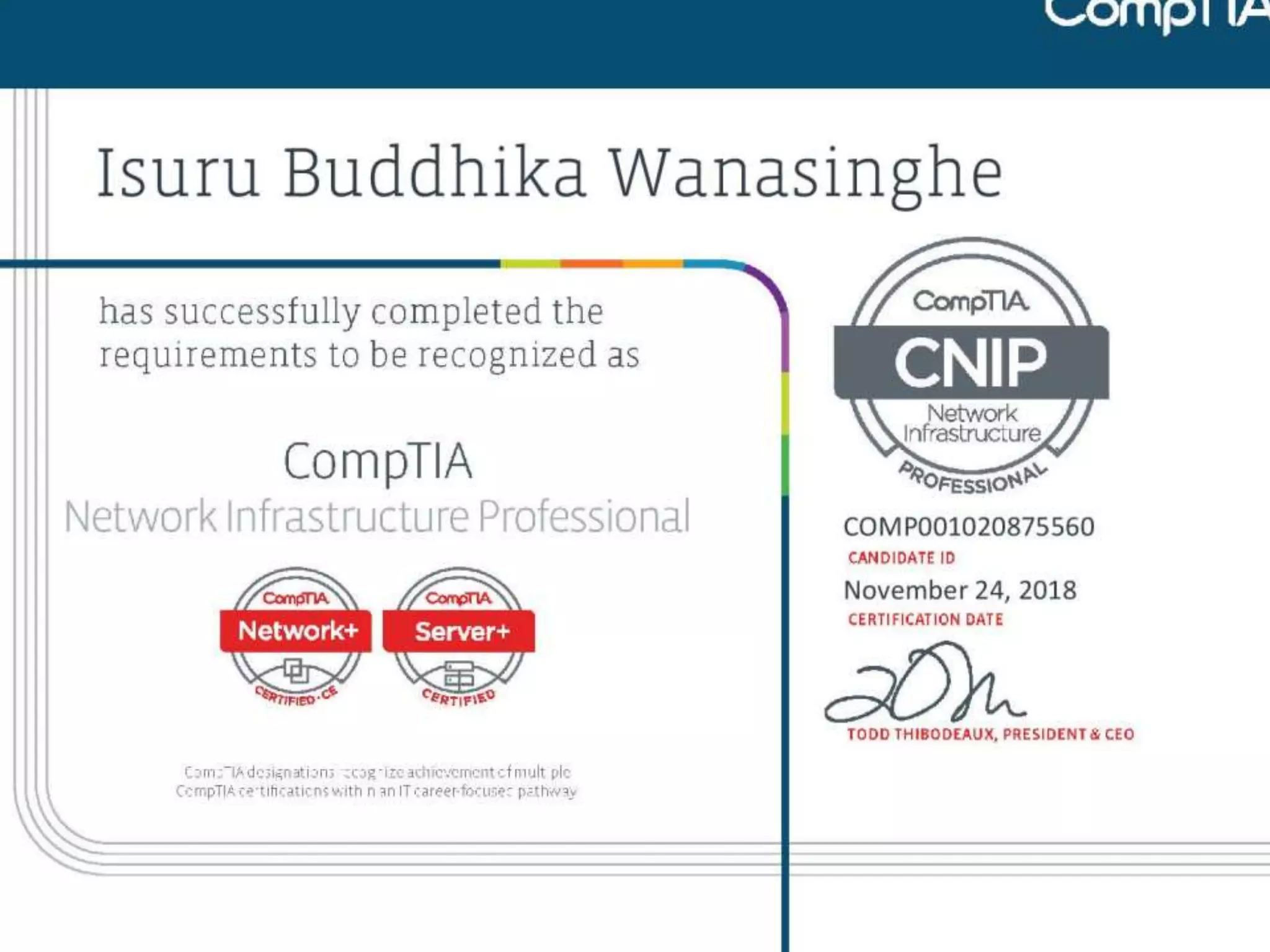 CompTIA Network Infrastructure Professional Certificate - CNIP | PPT