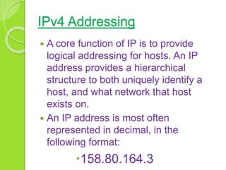 Cn ipv4 addressing | PPTX