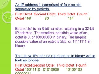 Cn ipv4 addressing | PPTX