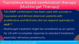 Calcineurin inhibitors in lupus nephritis | PPTX