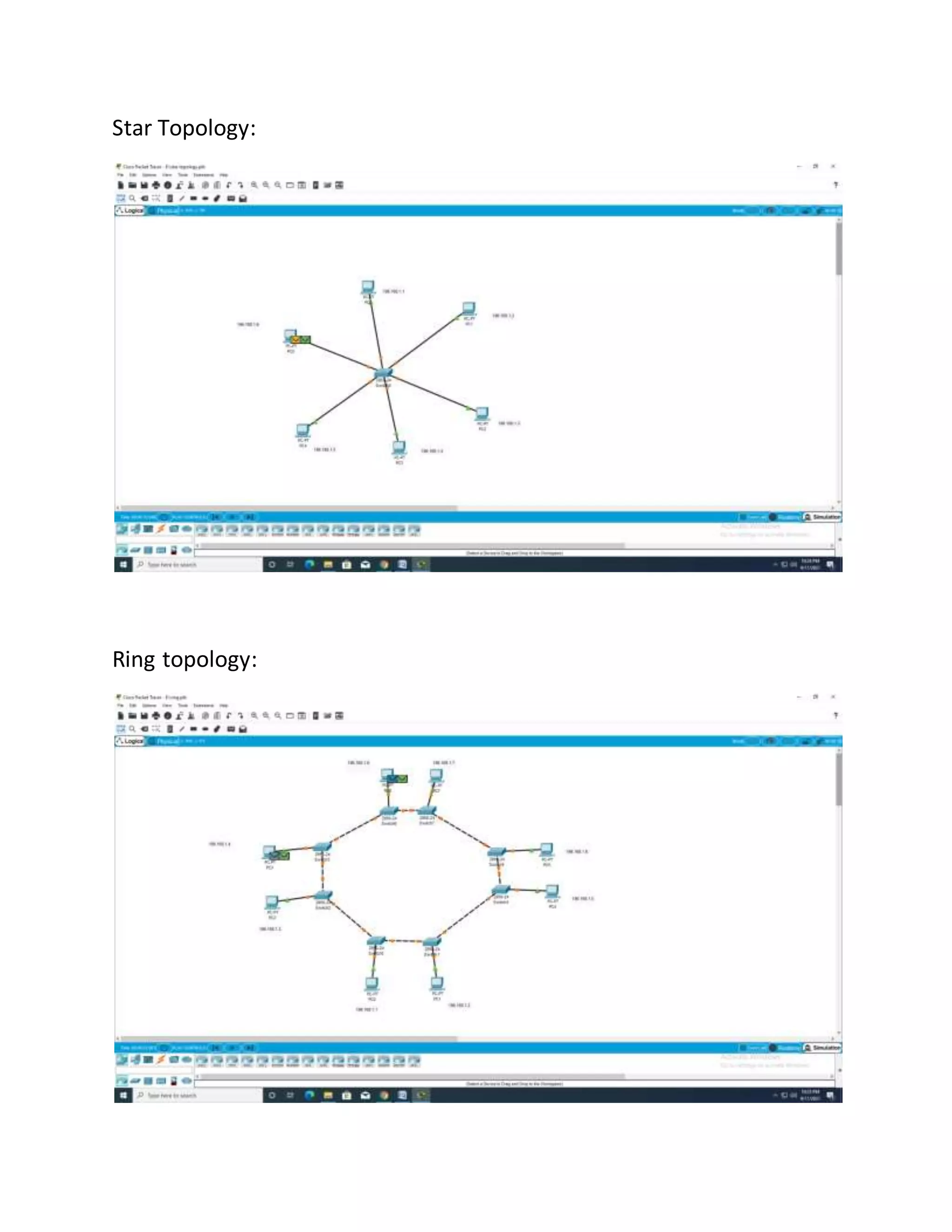 Cn lab | DOCX | Computer Networking | Computing