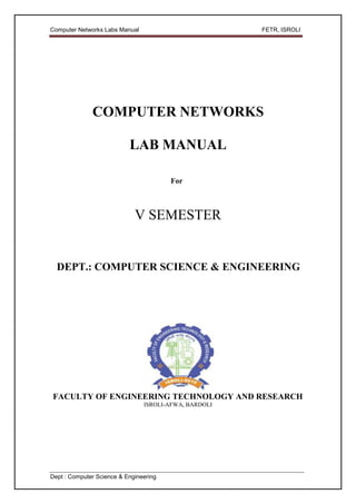 Cn lab manual 150702 | DOCX