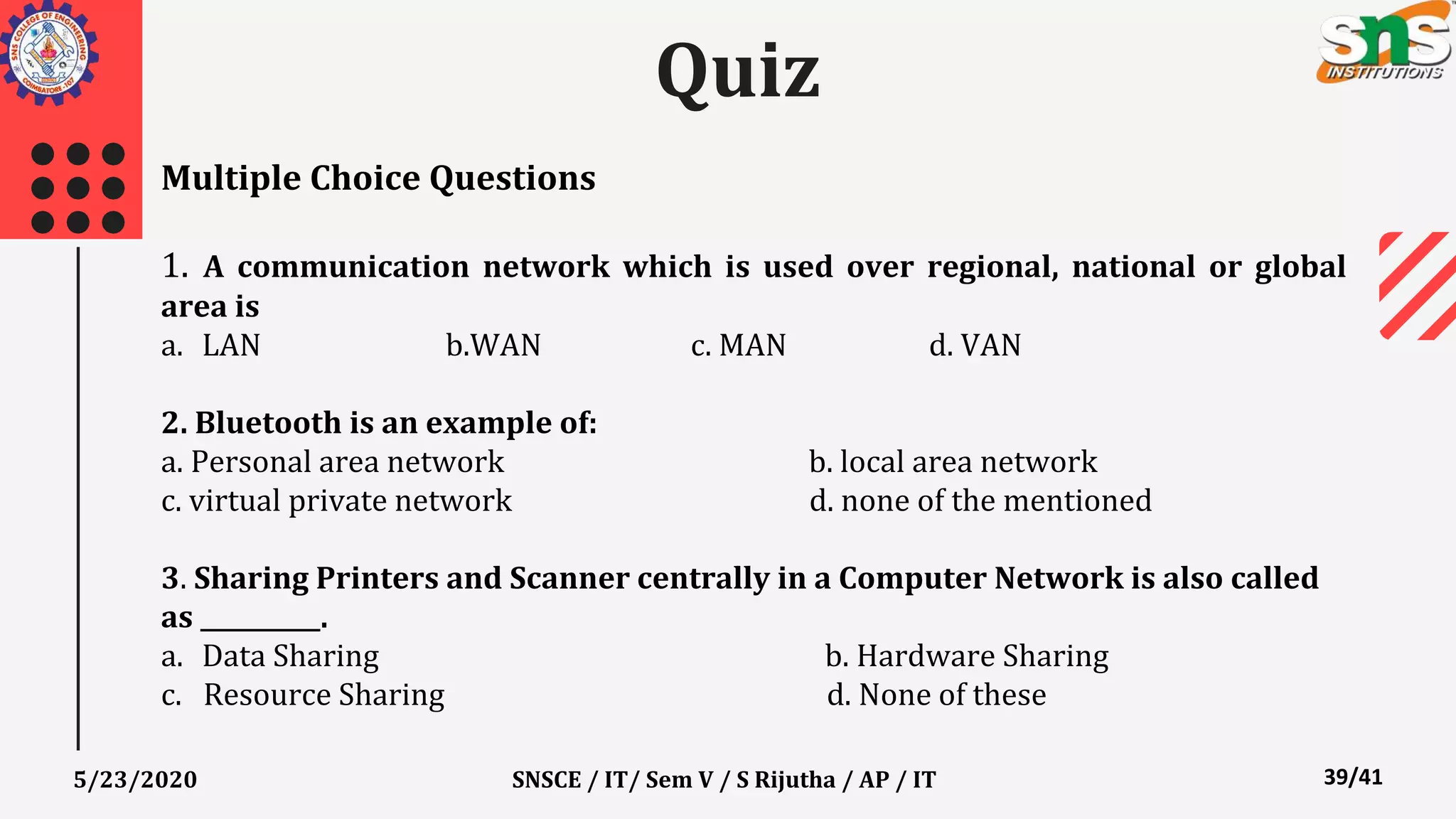 CN_lec 2_Network_Types | PPT