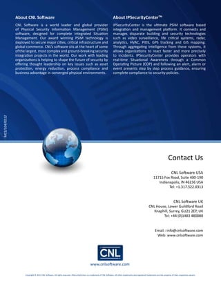 CNL Software PSIM Presentation Case Study - IBM UK - Corporate Security | PDF