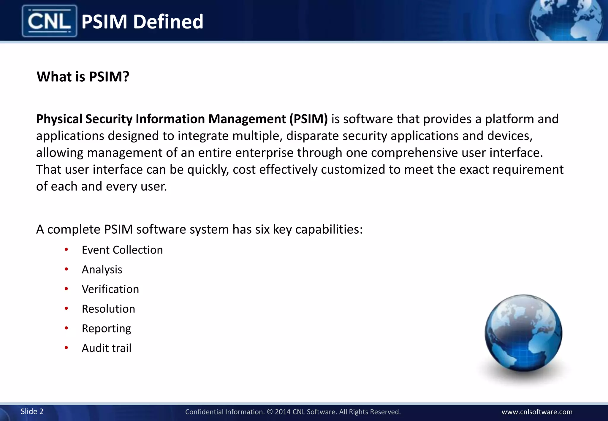 CNL Software - PSIM for Energy, Oil & Gas | PPT
