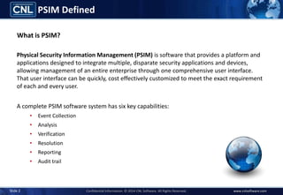 CNL Software - PSIM for Energy, Oil & Gas | PPT