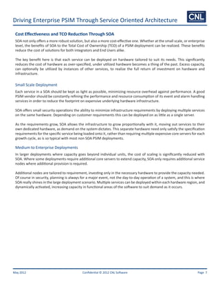 CNL Software White Paper - Driving Enterprise PSIM Through True SOA | PDF