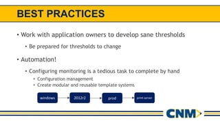 Monitoring the Enterprise: Examples and Best Practices | PPTX