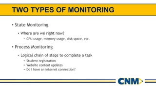 Monitoring the Enterprise: Examples and Best Practices | PPTX
