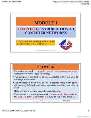 Computer Networks Module 1 b tech cse.pdf