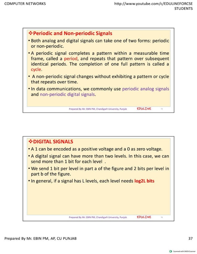 Computer Networks Module 1 B Tech Csepdf 6789
