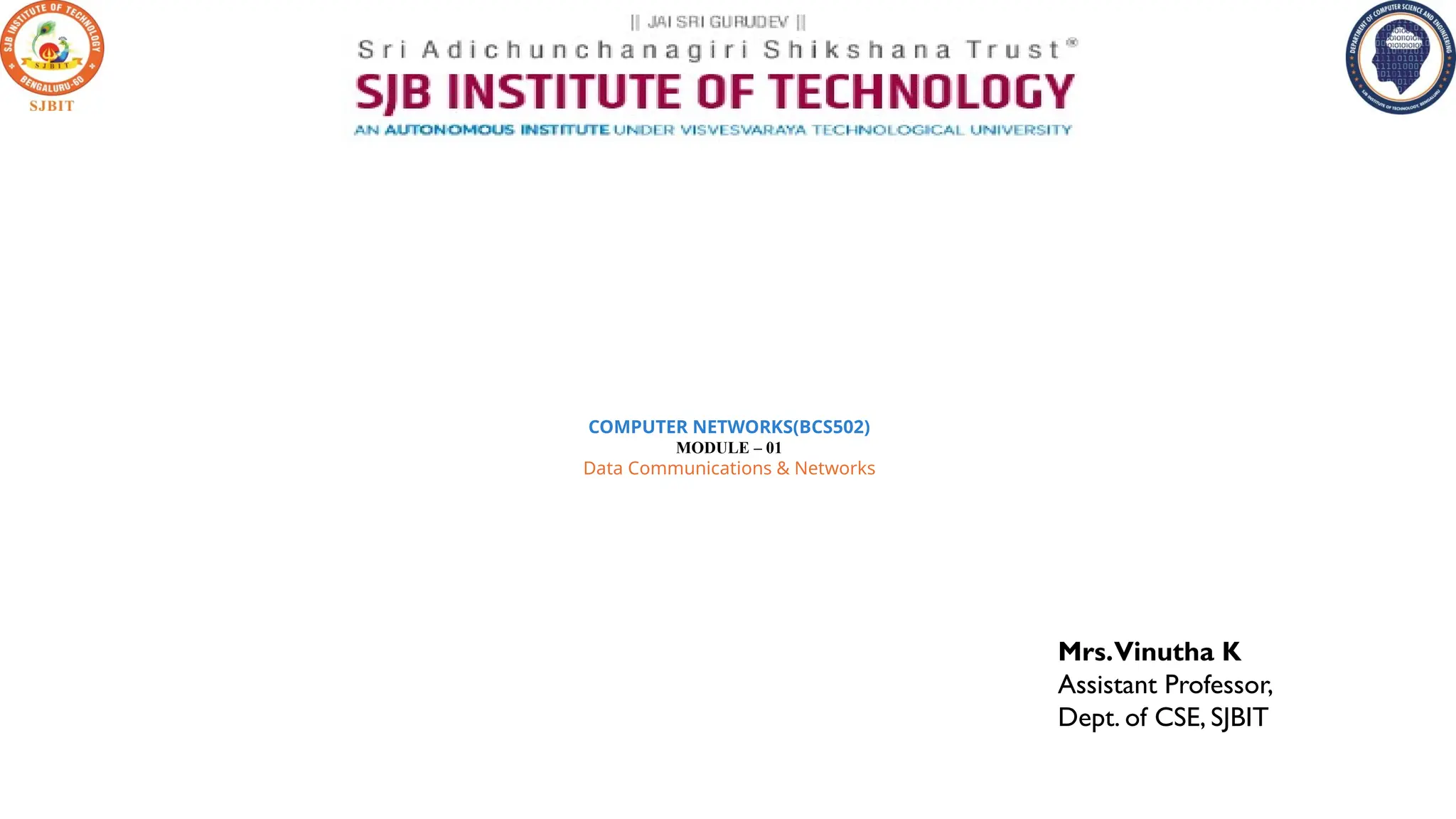 Computer networks - module-1 presentation | PPTX