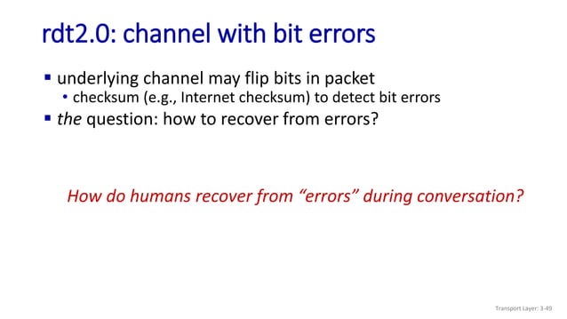 Computer Networks Module 3 Transport Layer Ppt 