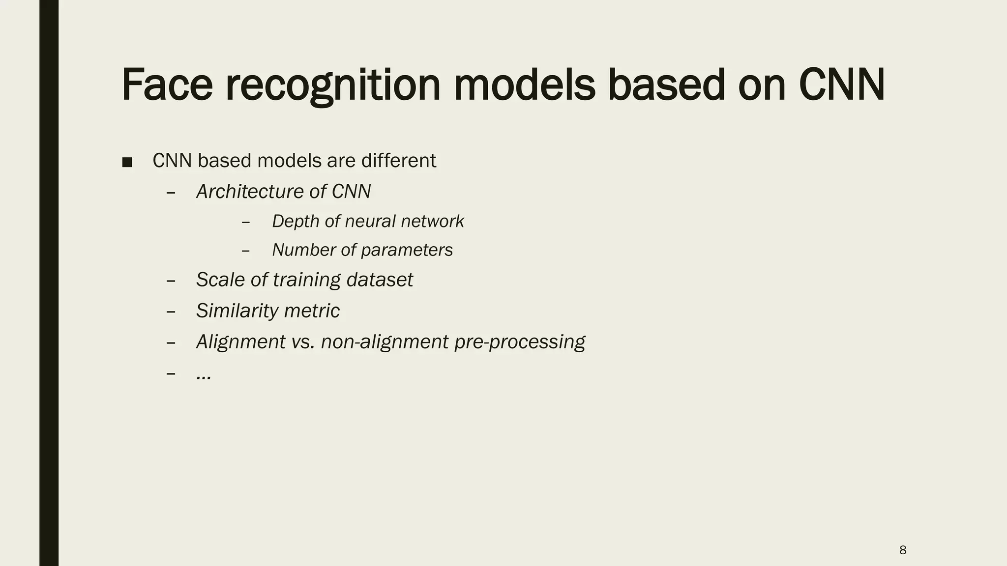 Face Recognition Methods Based On Convolutional Neural Networks Pdf
