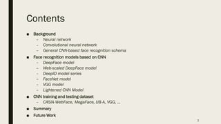 Face Recognition Methods based on Convolutional Neural Networks | PDF