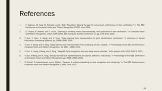 Face Recognition Methods based on Convolutional Neural Networks | PDF