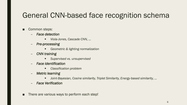 Face Recognition Methods Based On Convolutional Neural Networks Pdf