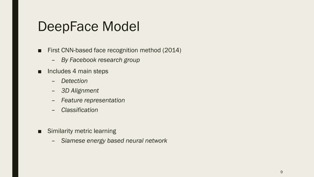 Face Recognition Methods Based On Convolutional Neural Networks Pdf