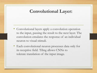 CONVOLUTIONAL NEURAL NETWORK | PPTX