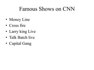 Cable News Network | PPTX