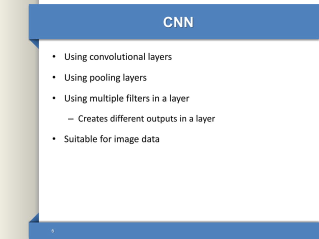 Convolutional Neural Networks | PPTX