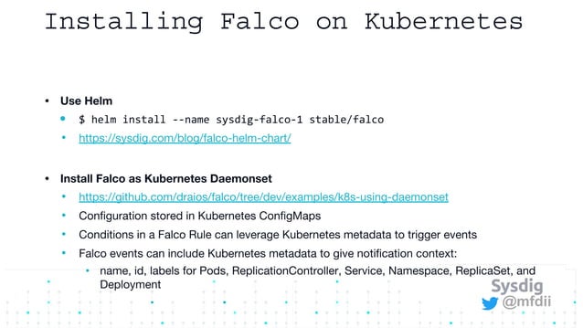 Container Runtime Security With Falco Ppt