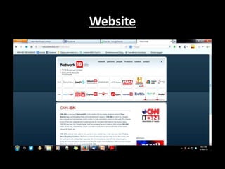 Service blueprint on CNN- IBN | PPTX