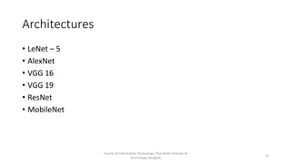 Deep Learning and CNN Architectures | PDF