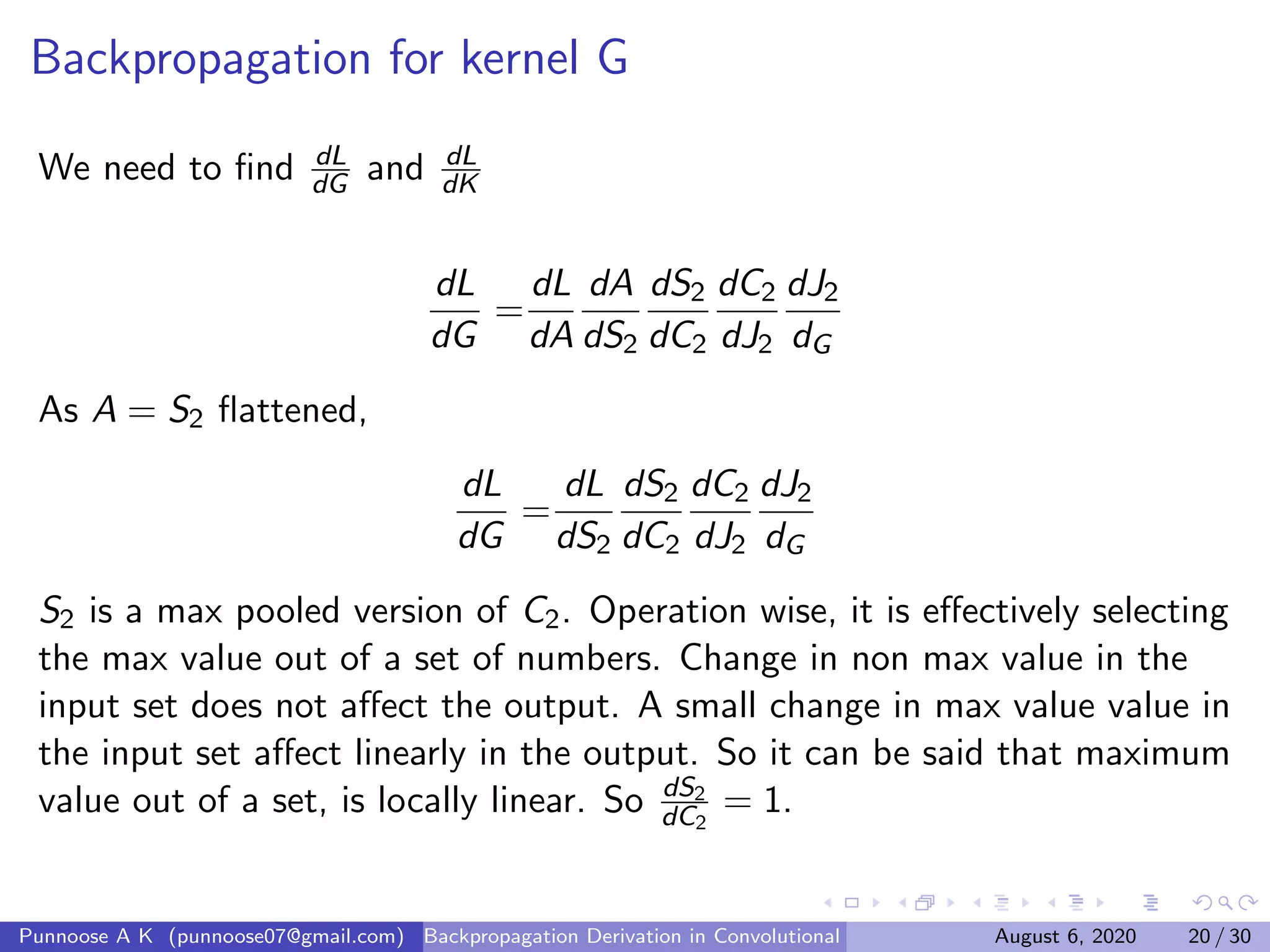 Convolutional neural network backpropagation derivation | PPT Convolutional neural network backpropagation derivation | PPT