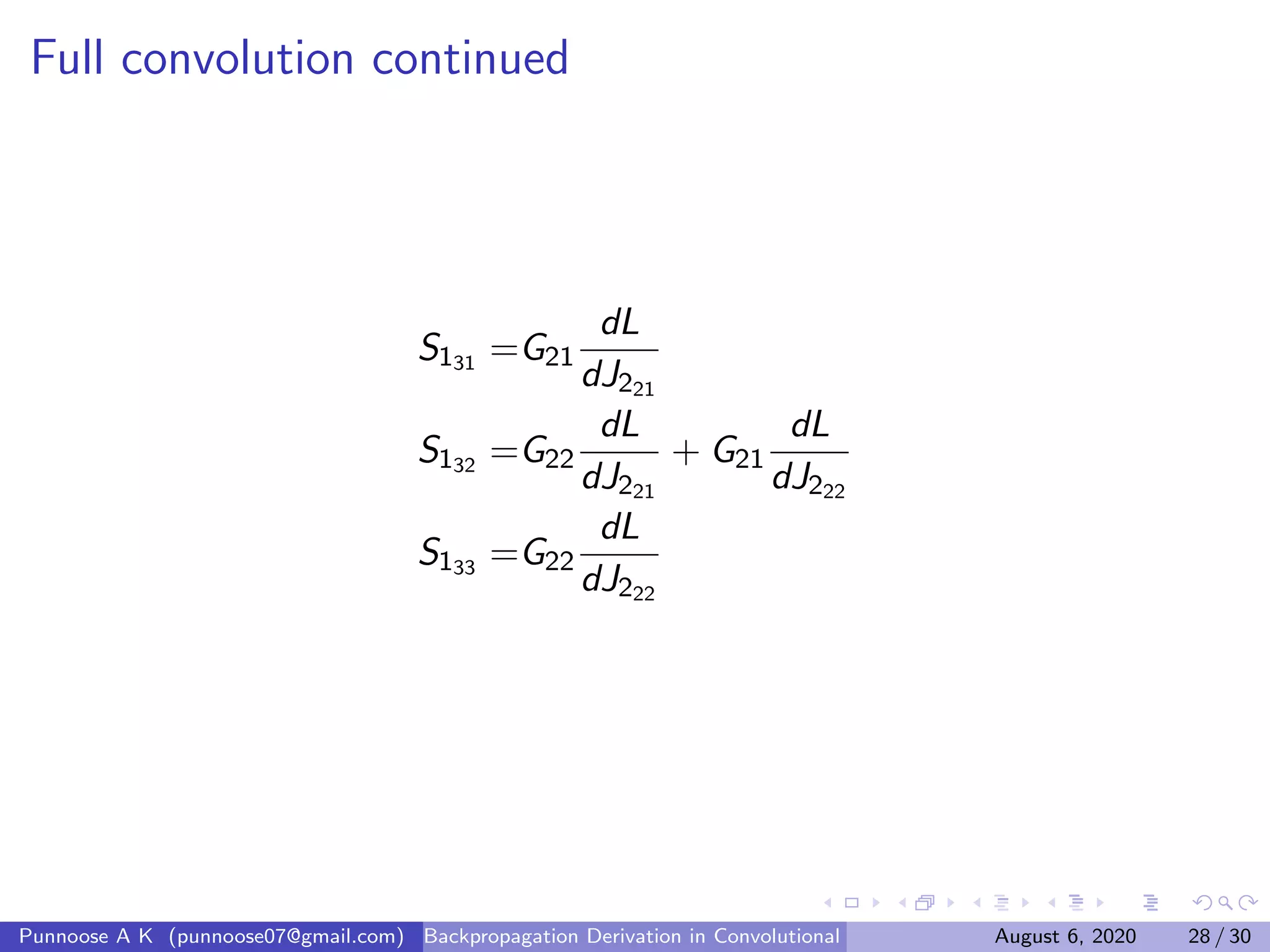 Convolutional neural network backpropagation derivation | PPT Convolutional neural network backpropagation derivation | PPT
