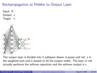 Convolutional neural network backpropagation derivation | PPT