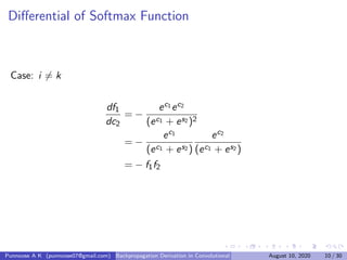 Cnn backpropagation derivation | PDF