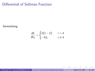 Cnn backpropagation derivation | PDF