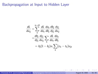 Cnn backpropagation derivation | PDF