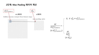 CNN(Convolutional Neural Nets) backpropagation | PPT