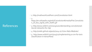 CNN for Text Classification | PPTX