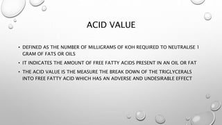 Fats and oils | PPTX