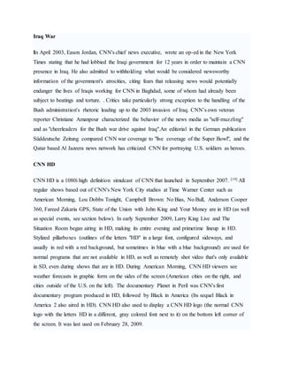 Cnn&media conglomorates | DOCX