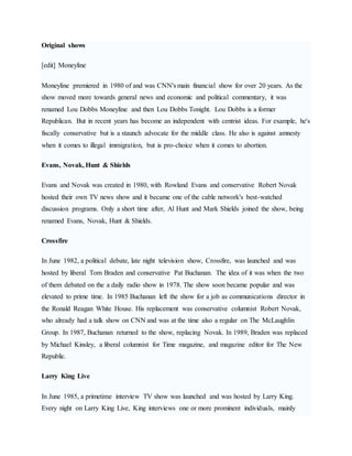 Cnn&media conglomorates | DOCX