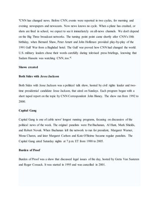 Cnn&media conglomorates | DOCX