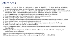 Introduction to CNN Models: DenseNet & MobileNet | PPTX
