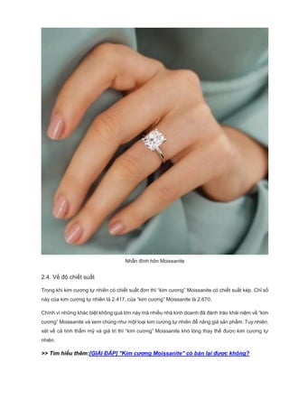 Có Nên Mua Kim Cương Moissanite | PDF