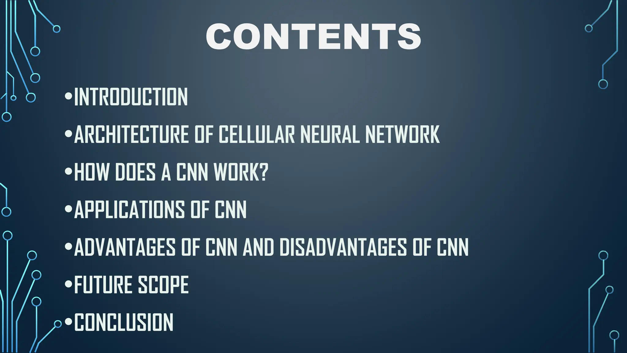 Cellular neural network power point presentation | PPTX | Technology Industry | Industries