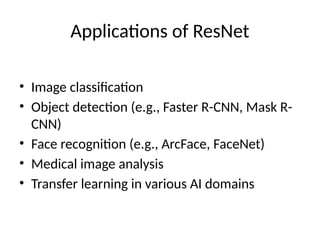 CNN ResNet with Diagrams : Neural networks | PPTX