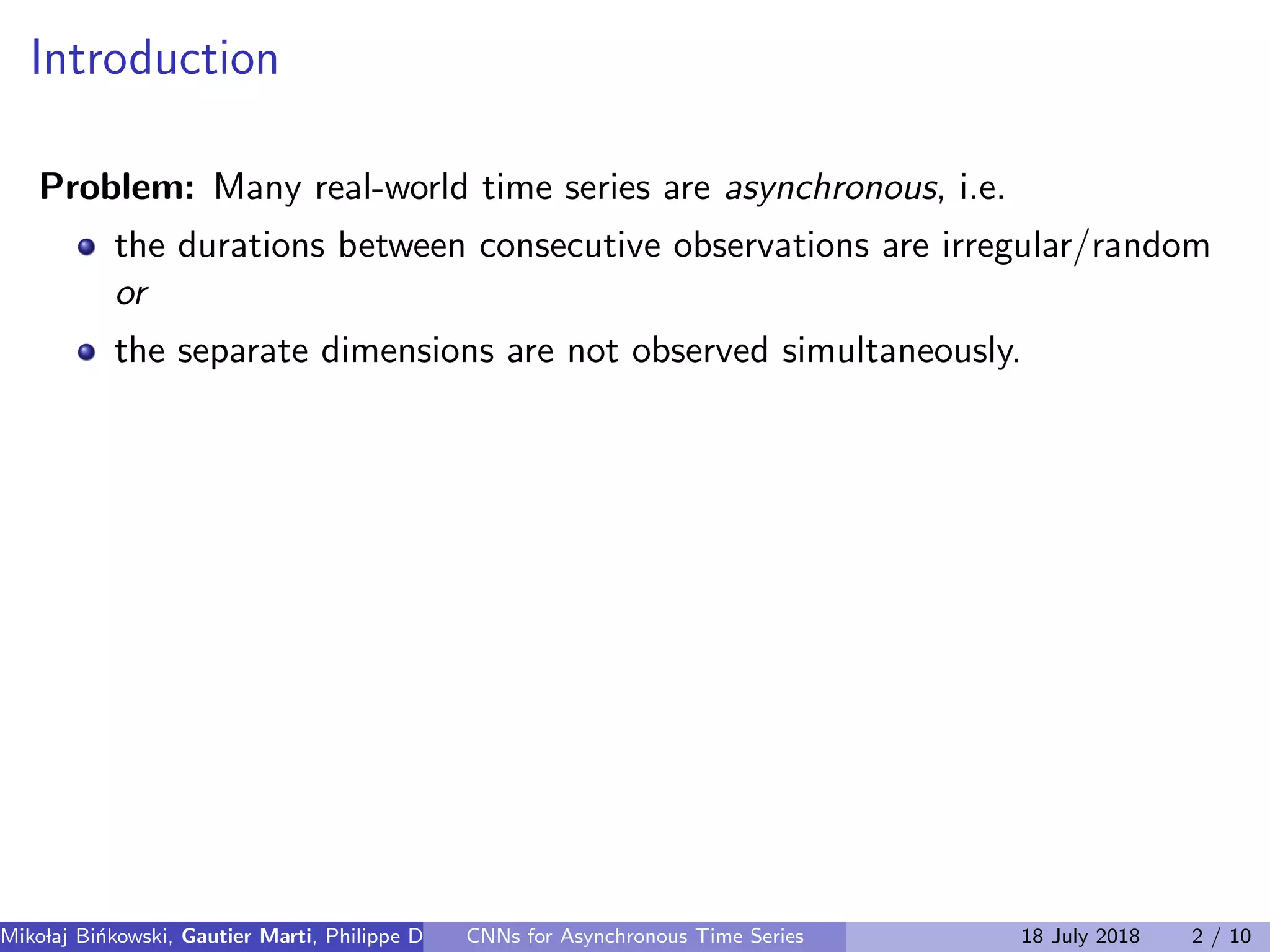 Autoregressive Convolutional Neural Networks For Asynchronous Time