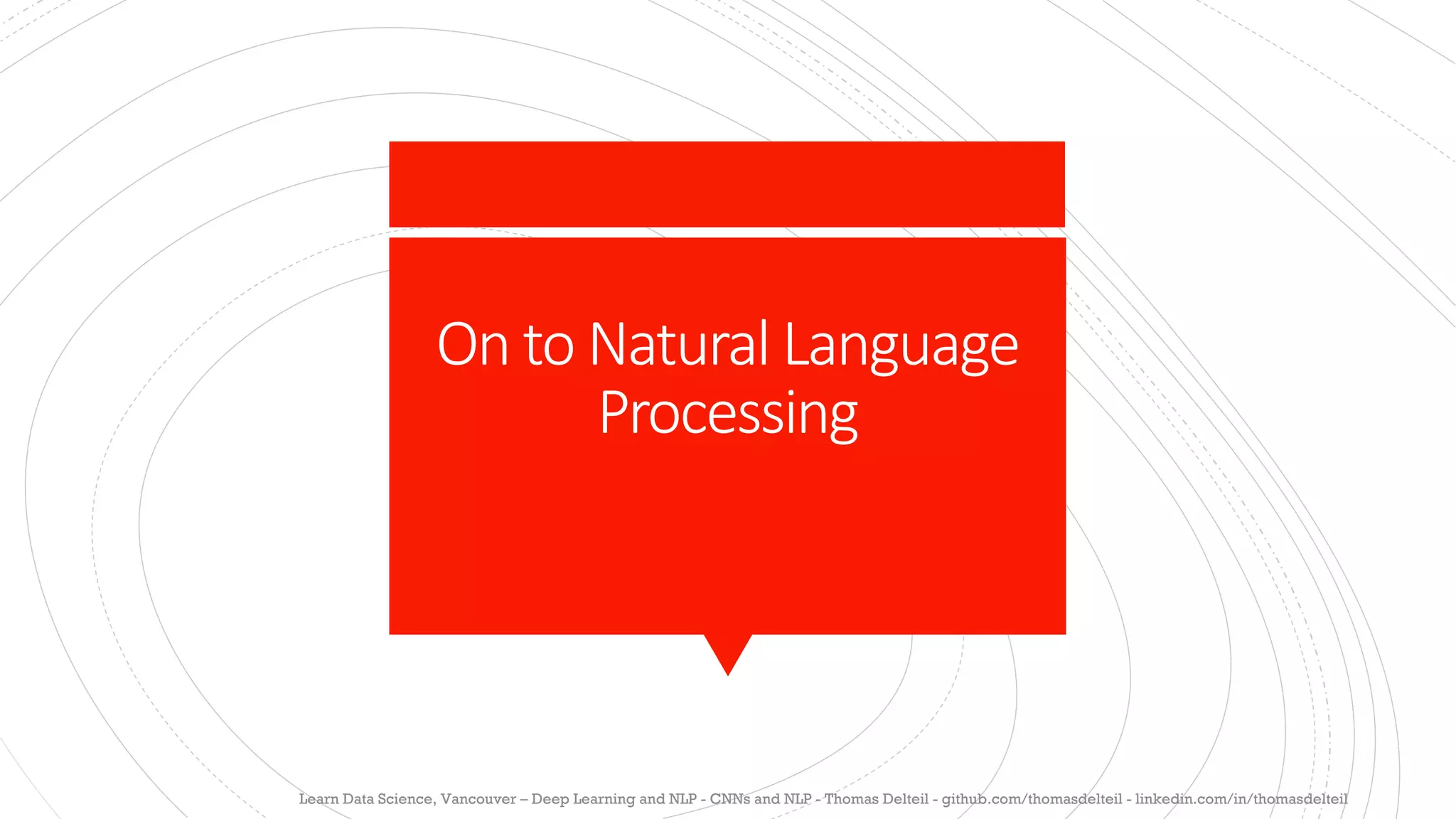 Convolutional Neural Networks and Natural Language Processing | PPT